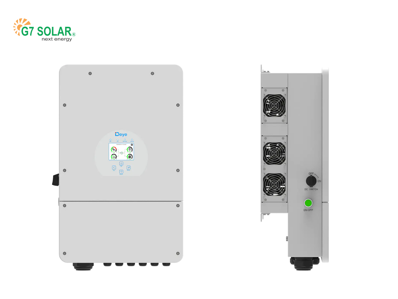 Biến Tần Hybrid DEYE 12kW 1Pha (Model SUN-12K-SG02LP1-EU-AM3) - g7solar